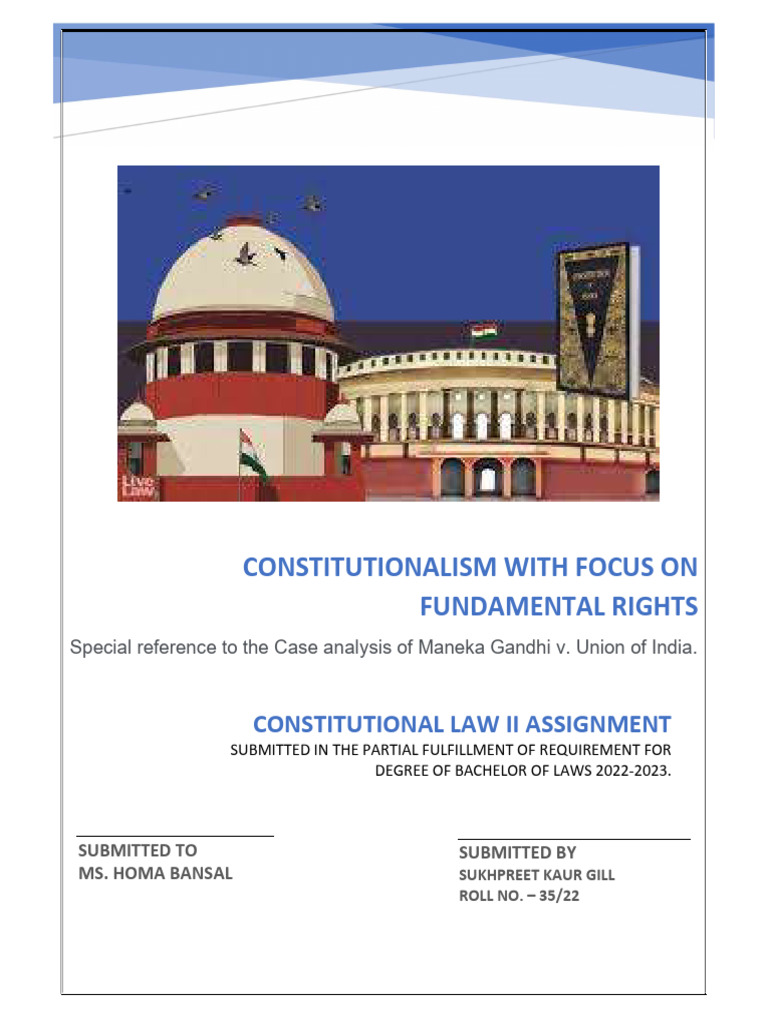 Const 2 Law | PDF | Habeas Corpus | Constitution