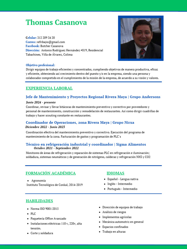 CV - Thomas Casanova | PDF