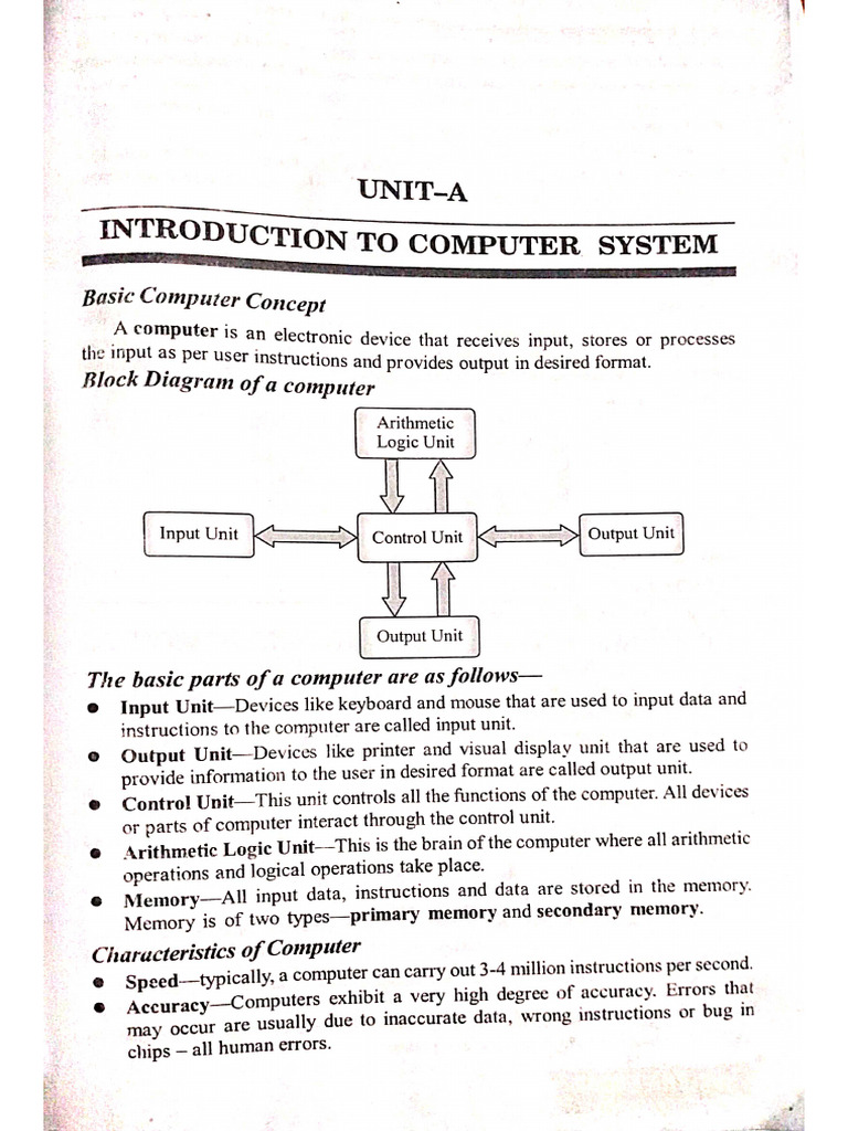 Elementary Computer (Theory) | PDF