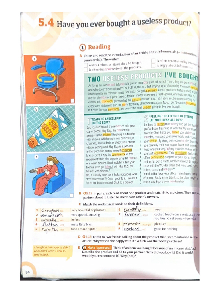 5.4 Have You Ever Bought A Useless Product | PDF