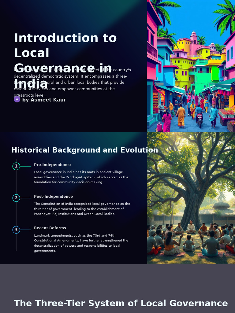 Introduction To Local Governance in India | PDF | Government | Governance