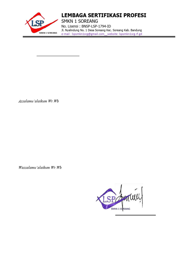 Surat Pemberitahuan UKK Teori 2024 rev | PDF
