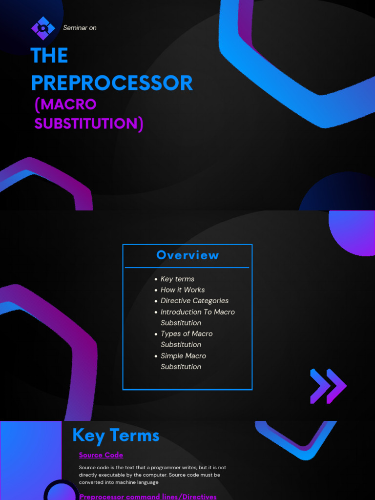 The Preprocessor (Macro Subtitution) | PDF | Macro (Computer Science ...