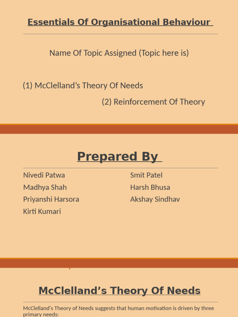 EOB Presentation | PDF | Reinforcement | Motivational