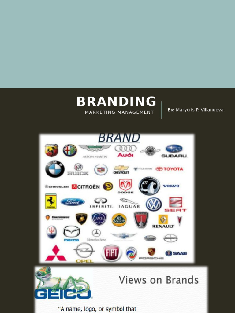 Lesson 7 Branding | PDF | Career & Growth