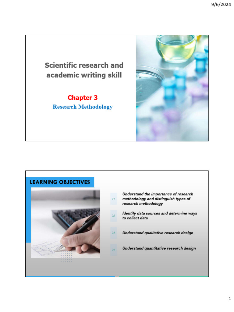 chapter 3 | PDF | Errors And Residuals | Methodology