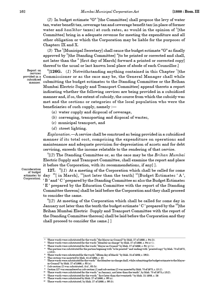 BMC Act 1888 - MMC Act-201-300 Part3 | PDF | Property Tax | Taxes