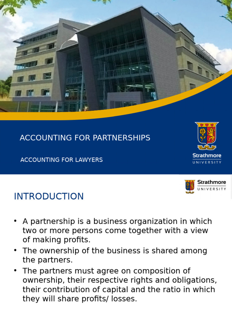 Partnership Accounting Overview | PDF | Partnership | Salary