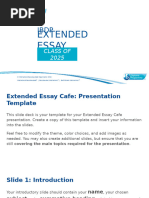 Extended Essay Structure and Guidelines | PDF | Essays | Understanding