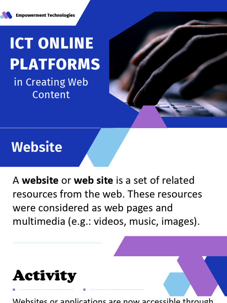 Lesson 6 ICT Online Platforms in Creating Web Content | PDF | Safari ...