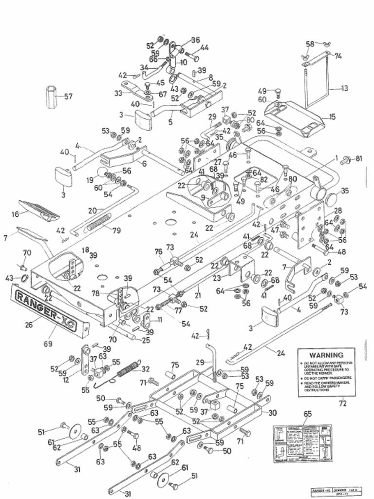 Rover - 52155 Ranger Ride Spare Parts List | PDF