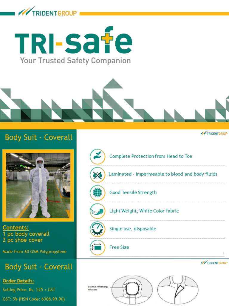 Product Brochure - Tri Safe v3.0 (2) | PDF | Textiles | Materials