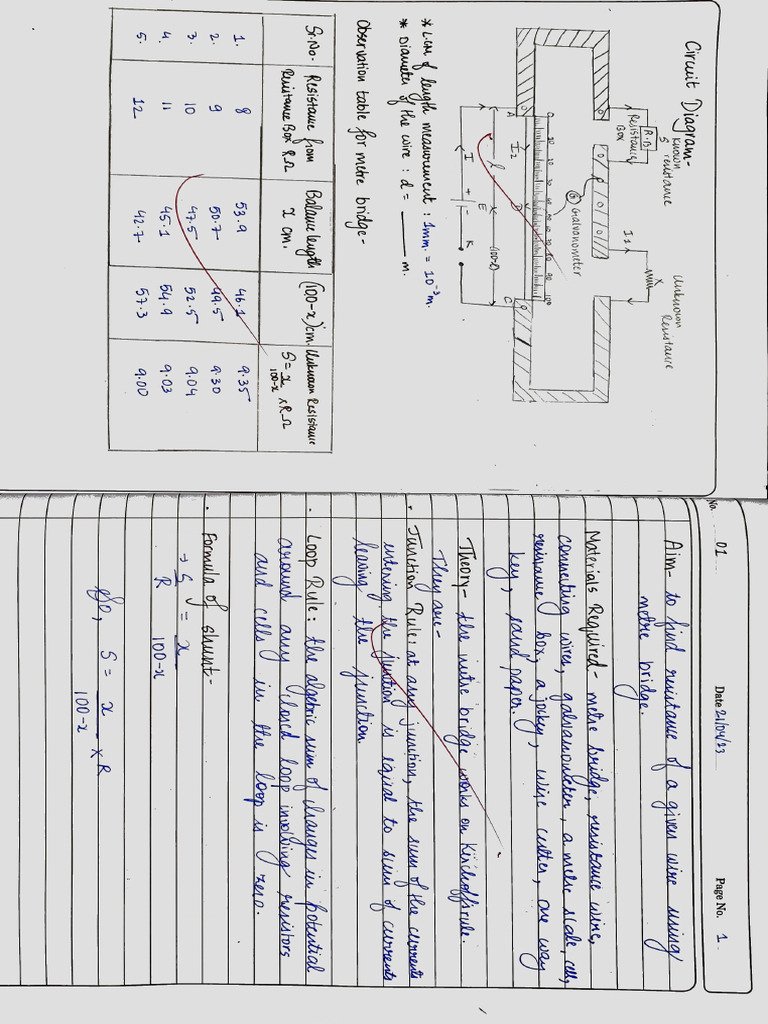 Physics Journal Class 12 | PDF