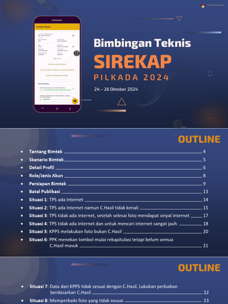 (Rev2 - MATERI) BIMTEK SIREKAP PILKADA TAHUN 2024 | PDF