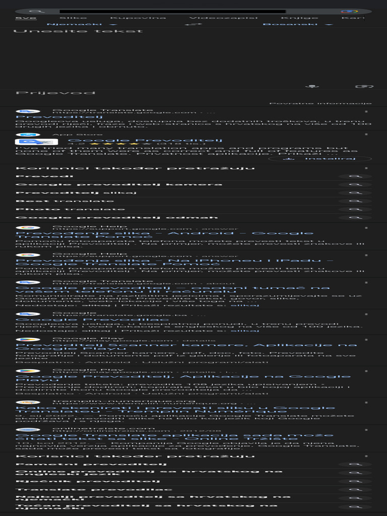Google Translate Slikaj - Google Pretraživanje 2 | PDF