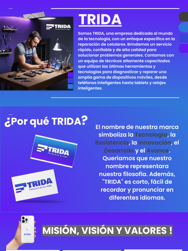 Trida Proyecto Final | PDF | Teléfonos móviles | Marca