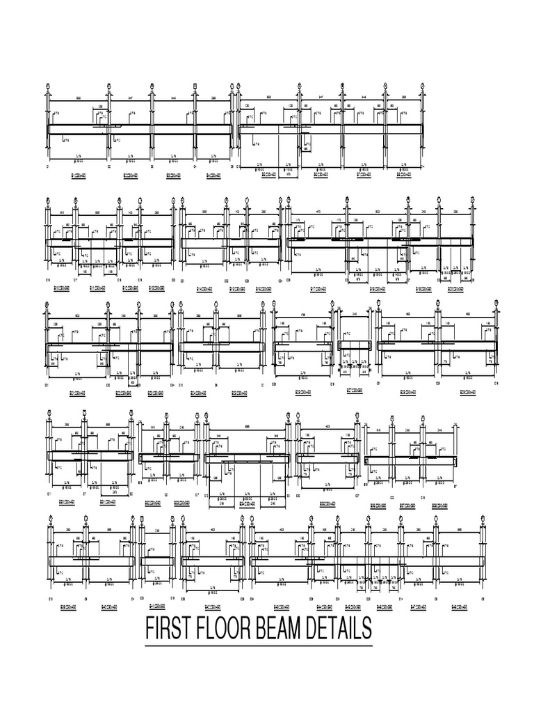 First Floor Beam Details | PDF
