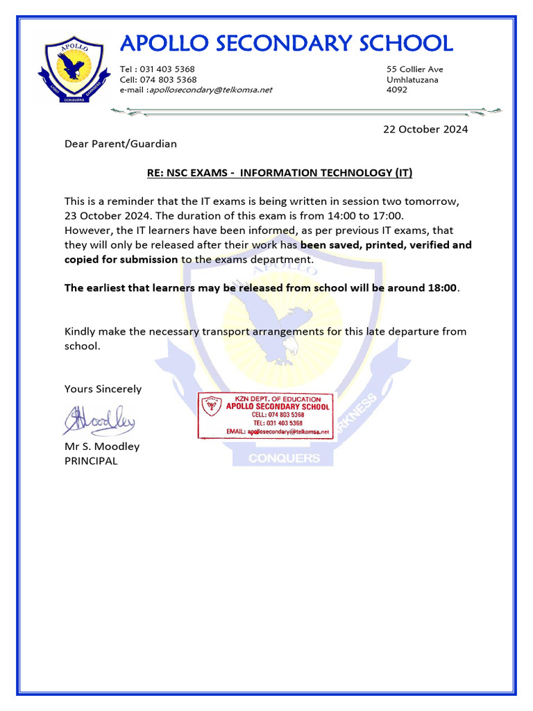 Information Technology Exam | PDF