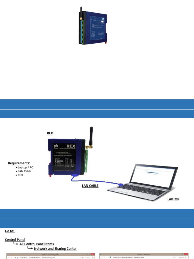REX User Interface 2023 | PDF | Ip Address | Computer Network