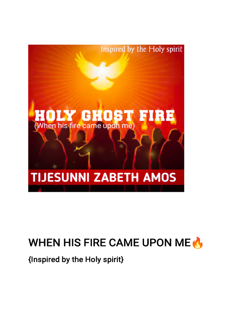 When His Fire Transforms You | PDF | Jesus | Religious Belief And Doctrine