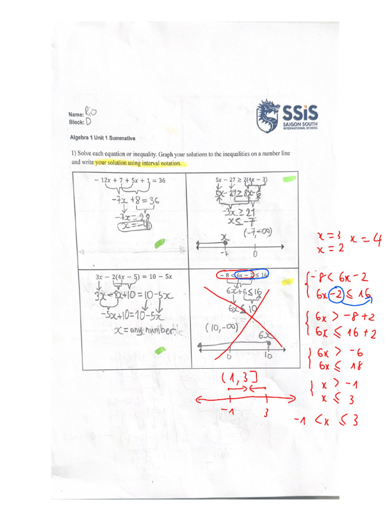 RT U1 Summative | PDF