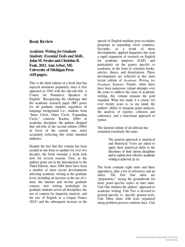 Review of Academic Writing Guide | PDF | English Language | Linguistics