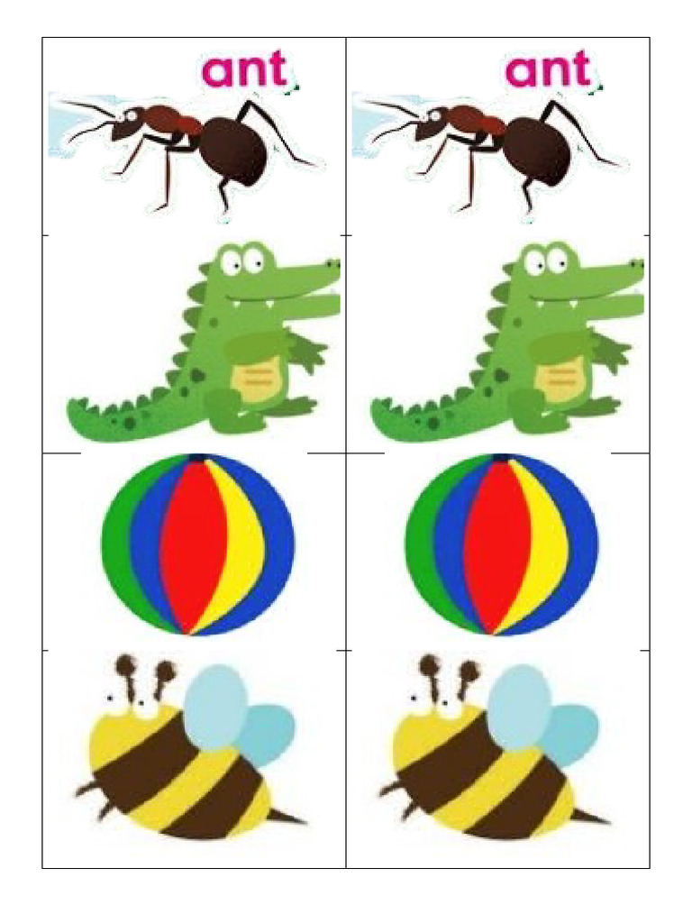Colorful ABC L1 ABC Related Words | PDF