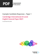 9239 AICE Global Component 2 Example Candidate Responses | PDF | Test ...