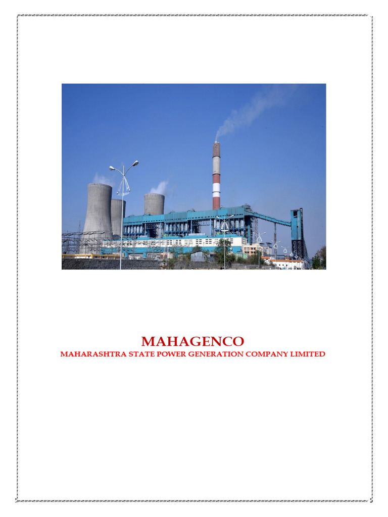 English Executive Summary - Mahagenco Final | PDF | Boiler | Steam