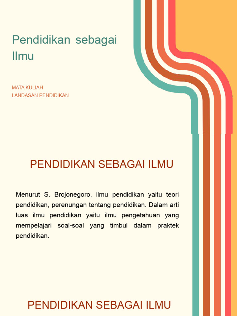 Definisi Ilmu Pendidikan Menurut Ahli | PDF | Filsafat | Sains & Matematika