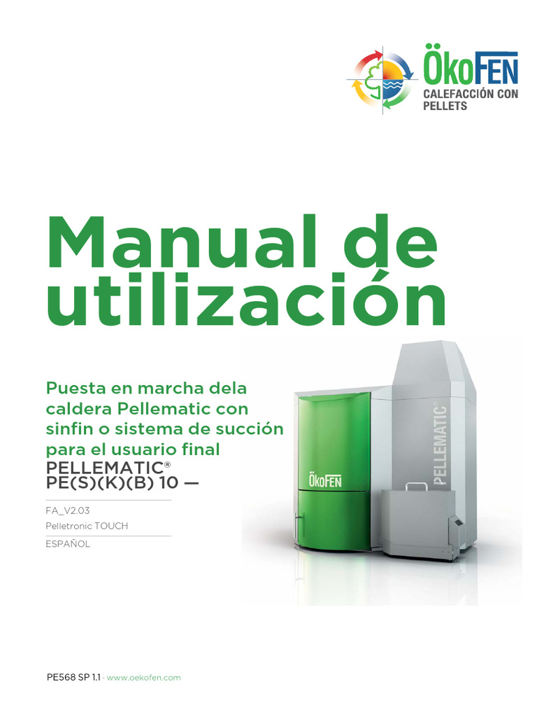 Manual Uso Pellematic OkoFEN | PDF | Chimenea