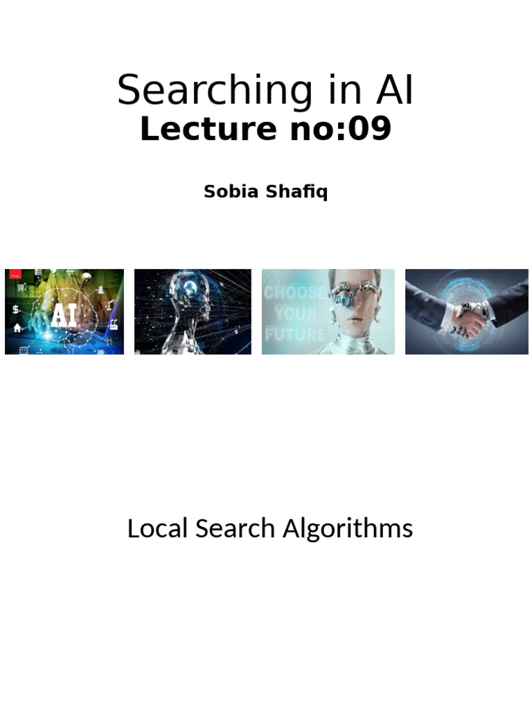 AI_Lec_9 | PDF | Numerical Analysis | Algorithms And Data Structures