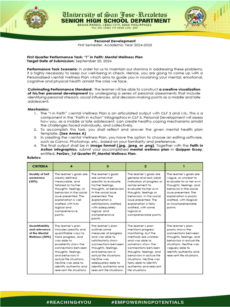 PerDev PT | PDF | Goal | Learning