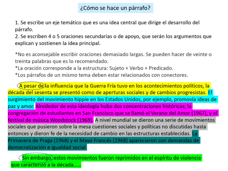 Como Se Hace Un Párrafo | PDF