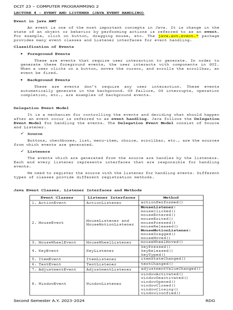 Lecture 4 5 | PDF | Software | Computer Science