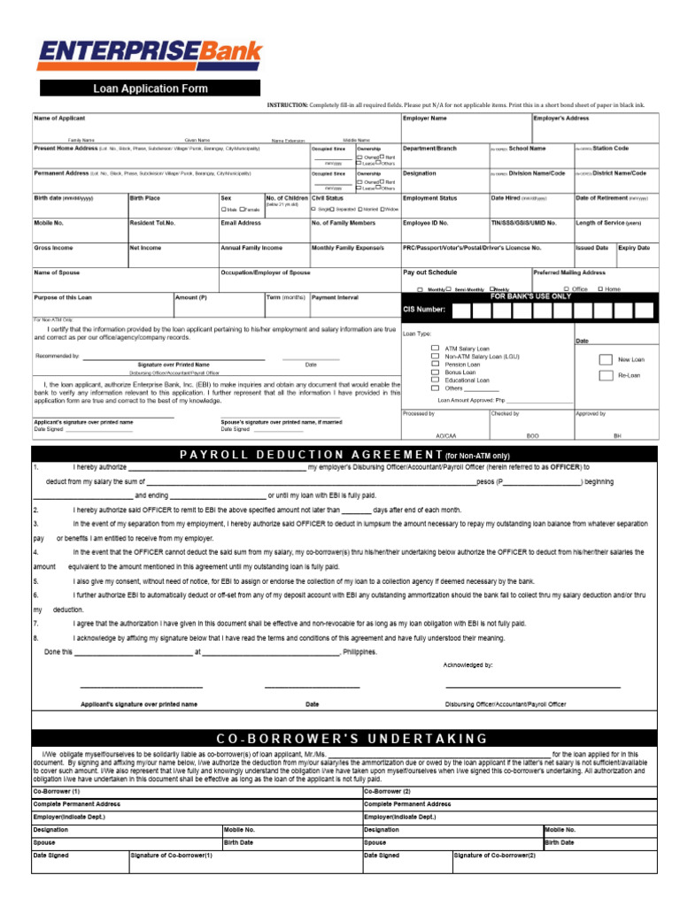 Non Apds CL Application Form New - 1 | PDF | Salary | Employment