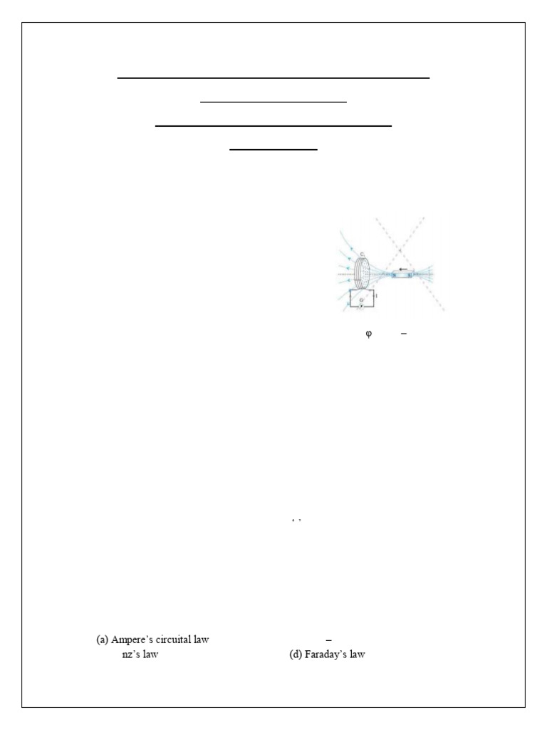 407f90c3413a26691a972394ea7940e2 | PDF | Electromagnetic Induction ...