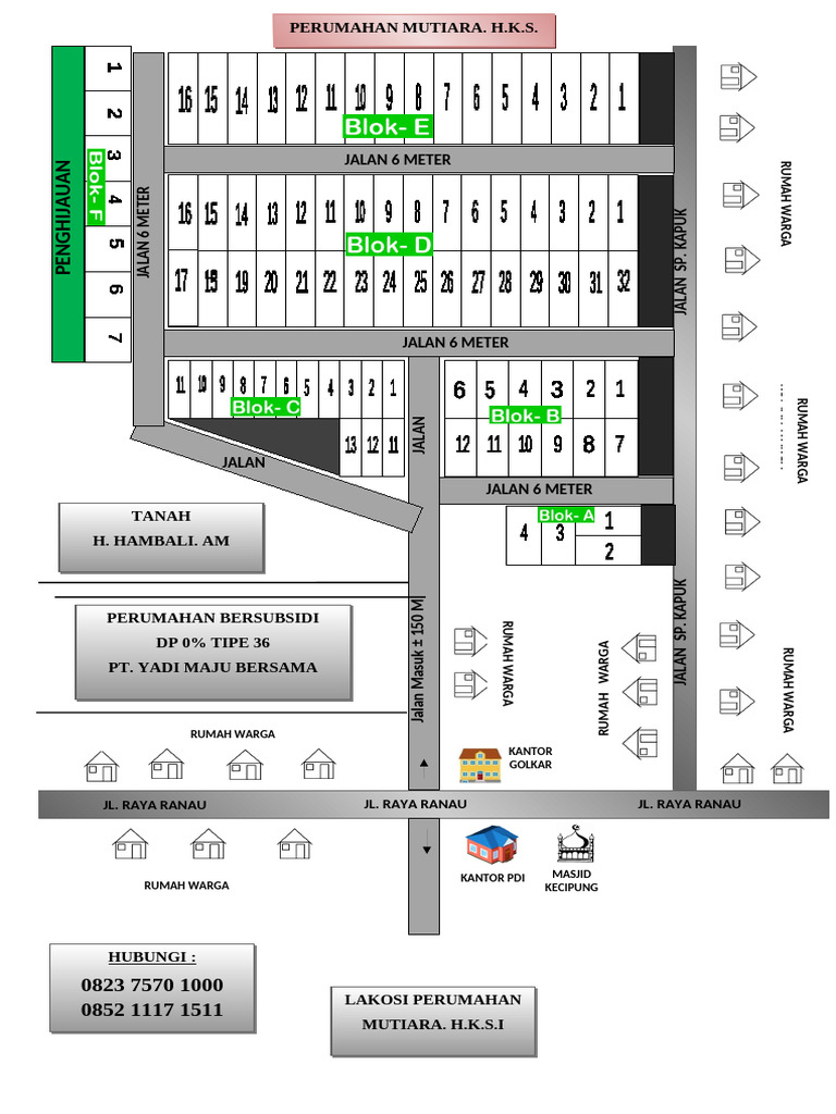 Denah Perumahan Kecipung | PDF