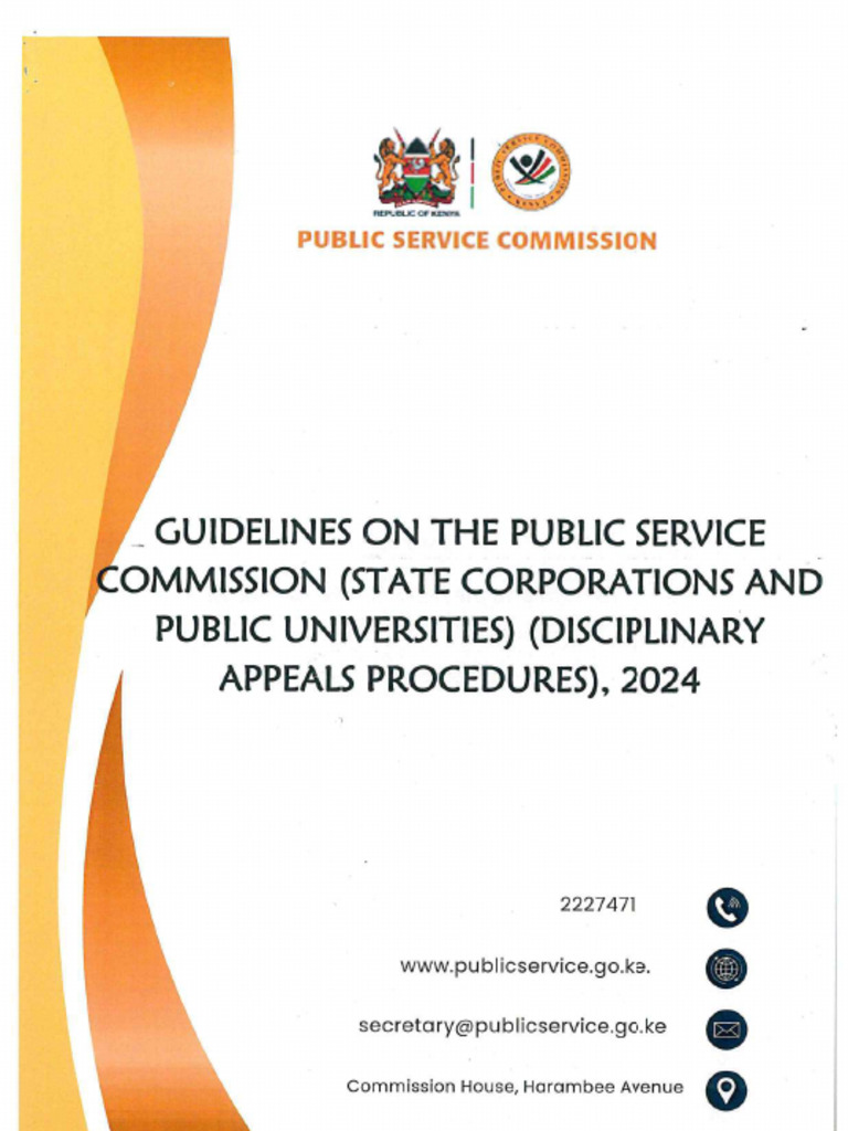 PSC-GUIDELINES PUBLIC SERVICE COMMISSION (STATE CORPORATIONS AND PUBLIC ...