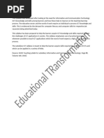 Subsidiary ICT | PDF | Educational Technology | Learning