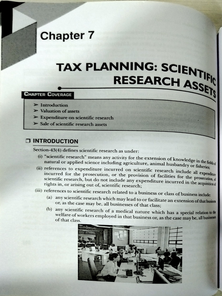 Tax Planning Scientific Research | PDF | Tax Deduction | Capital Gain