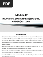 Understanding Standing Orders in Employment | PDF