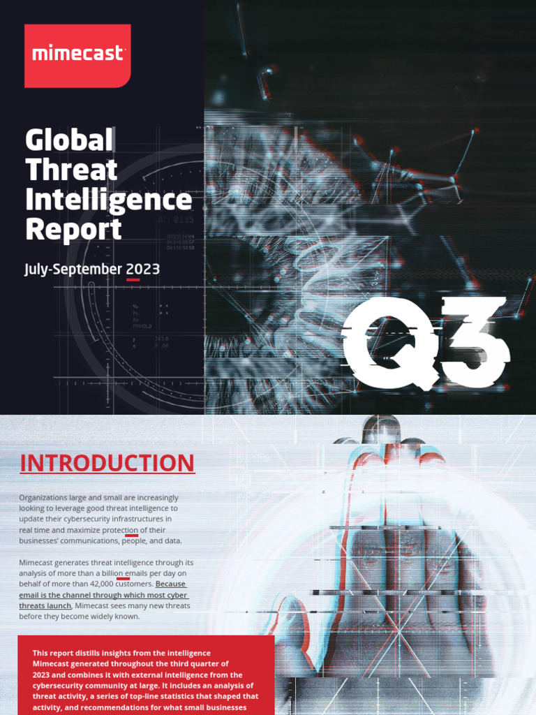 Global Threat Intelligence Report Q3 2023 - v1.0 | PDF | Security ...