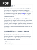 Form PAS-3 Help | PDF | Securities (Finance) | Reserve Bank Of India