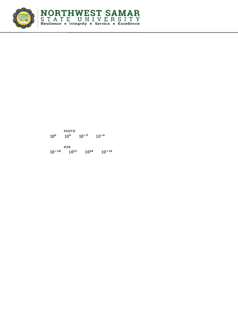 Laboratory Exercise No. 1 | PDF | Volt | Voltage