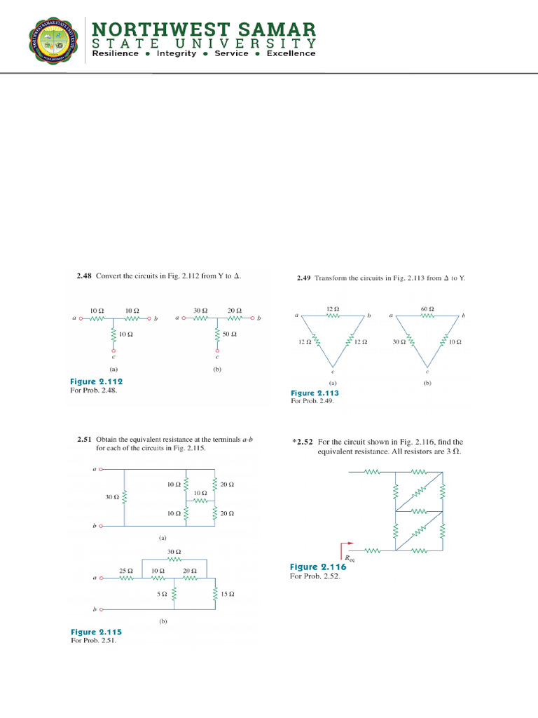 Wye-Delta Transformations Lab | PDF | Technology & Engineering