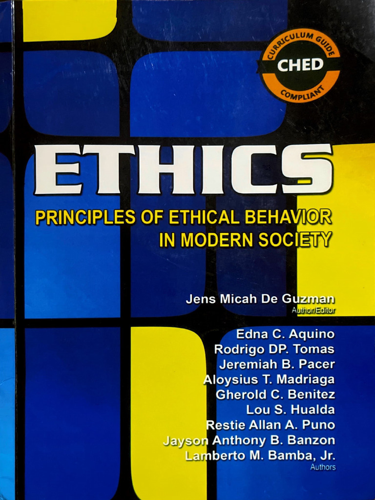Ethics Principles in Modern Society | PDF | Morality | Social Psychology
