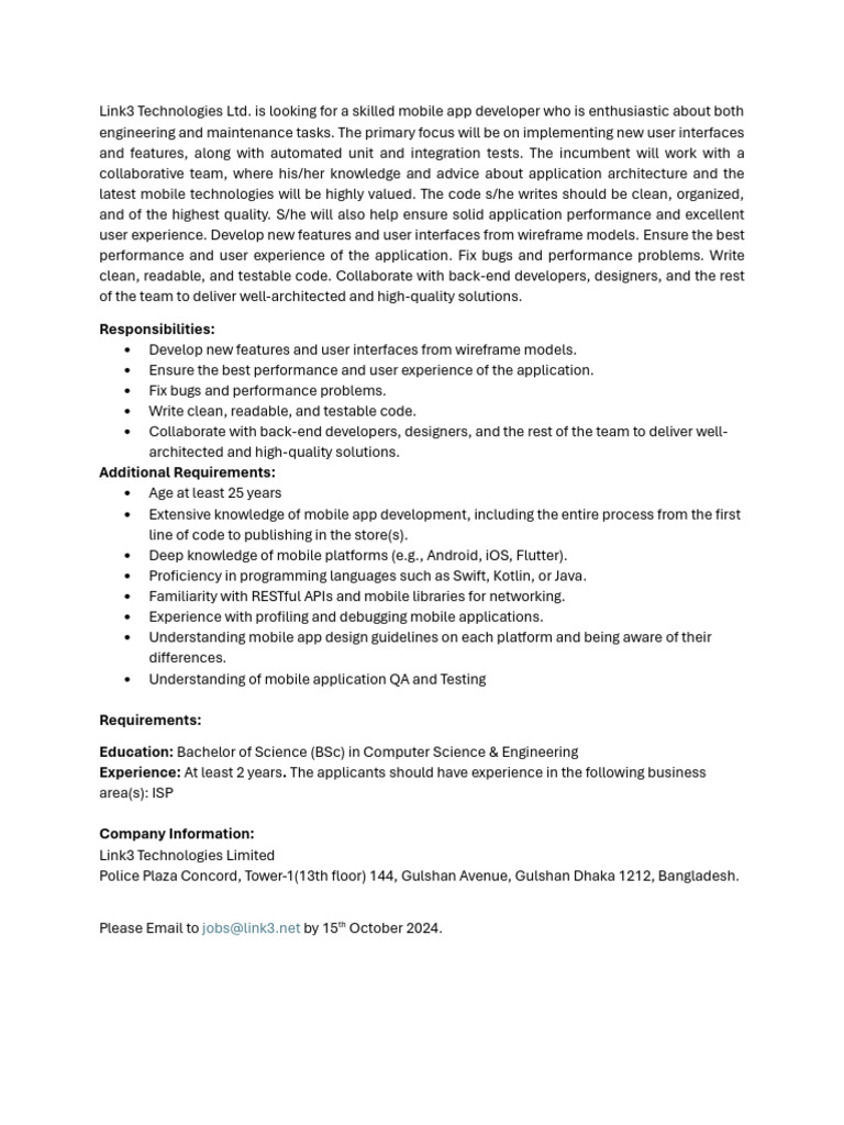 Link3 Technologies LTD | PDF | Computers | Technology & Engineering