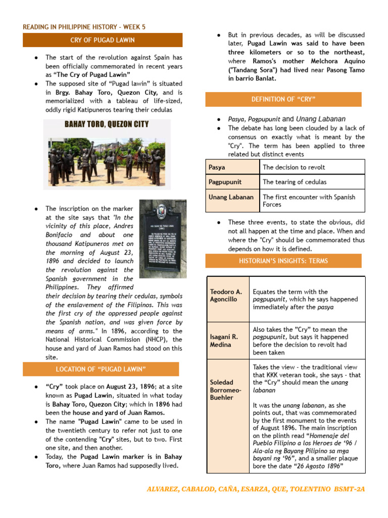 Phil Hist - Week 5 | PDF | Philippines | Metro Manila