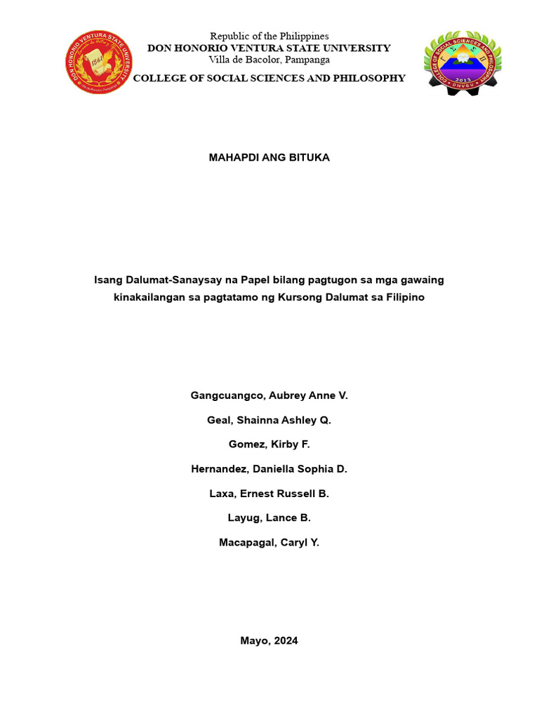 Mahapdi Ang Bituka-1 | PDF